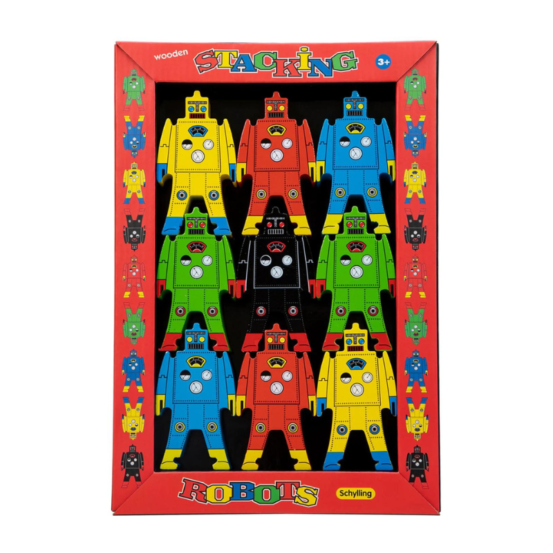 Wooden Stacking Robots | Le Phare du Jeu